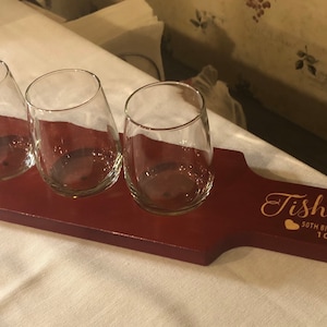 Custom Wine Tasting Set, Engraved Wine Flight, Monogrammed Wine Sampler ...