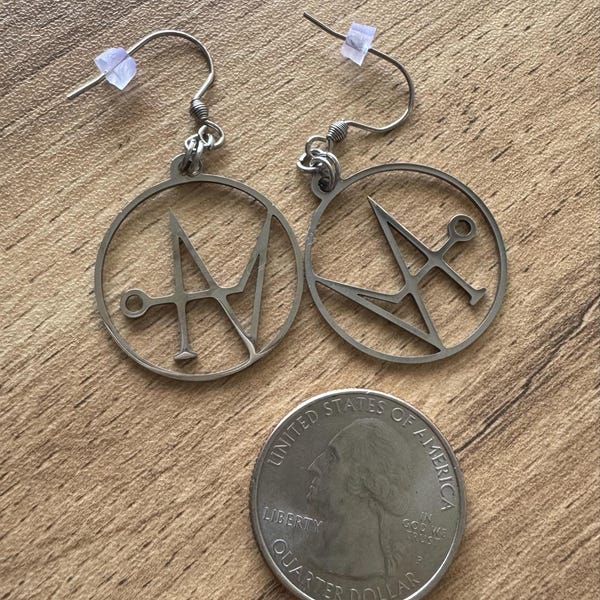 Atomic Whirl Necklace, Bohr Atom Nuclear Atheist Symbol Charm Pendant ...