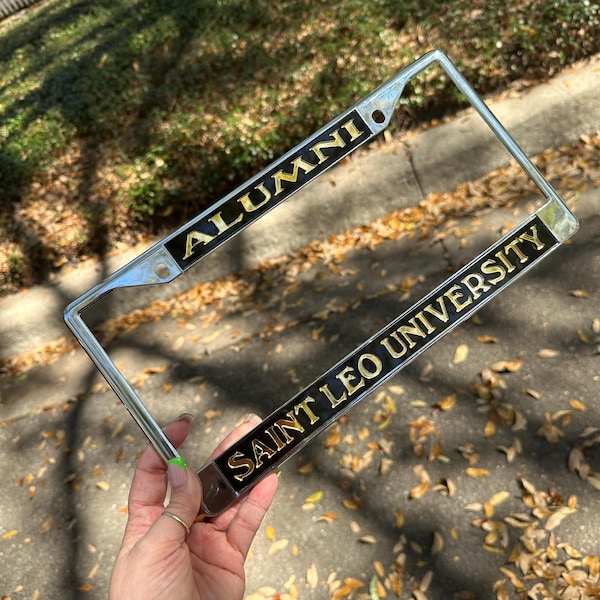 Custom Fraternity and Sorority Greek Acrylic License Plate Frame - Etsy