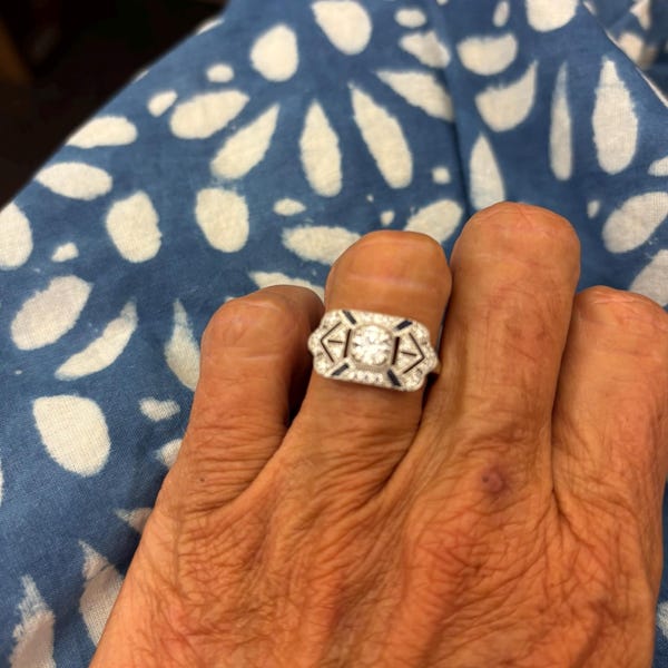 Old Mine Cut Moissanite Diamond Drop Earring, Solitaire Omega Back ...