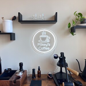 COFFEE Neon Sign, USB Led Sign, Custom Shop Signage, Opening Gift ...