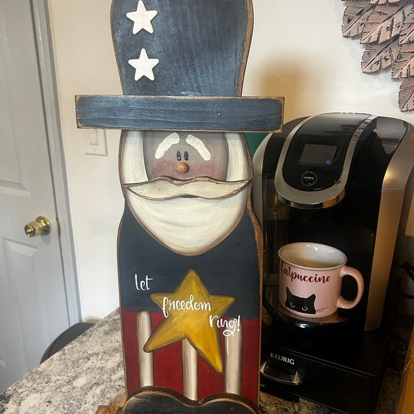 Wood Prim Uncle Sam/24" Tall/ Made PER Order NOT Ready to Ship ...