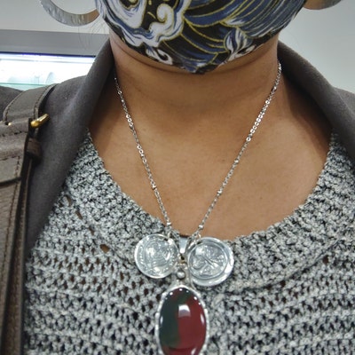 CIRCLE OF INTENTION Tiny Greek Key Silver Charm - Etsy