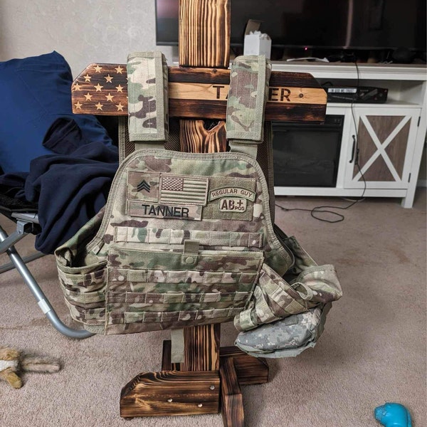 Police/military Gear Rack, Known as a Flak Rack! Veteran Owned ...