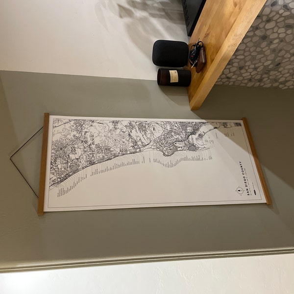 Southern California Surf Map - Etsy