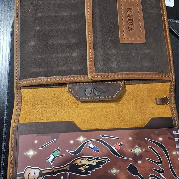 Navy Blue Leather Desk Mat, Protective Leather Pad, Personalized Table ...