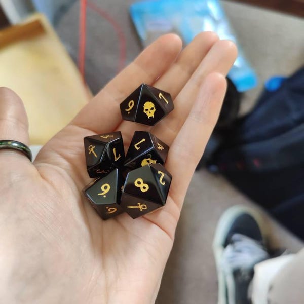 Viking Medieval Bone Dice-dnd D and D Dice Set-dungeons & Dragons Dice ...