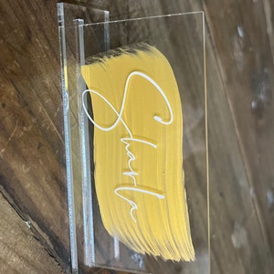 Gold Elegant Wedding Cursive Table Number Custom Laser Cut - Etsy