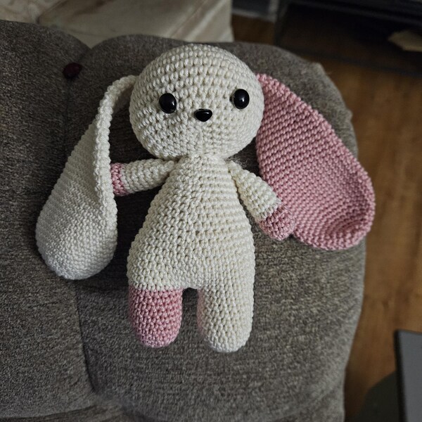 Crochet Pattern Bunny, Amigurumi Easter Plush Bunny Tutorial, Crochet ...
