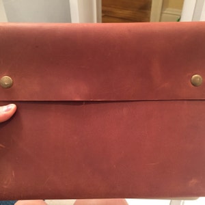 Handmade Leather Folder, Leather Document Holder, Folder Case, Office ...