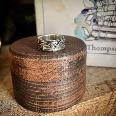 René Magritte René Magritte Ring Ring Lovers Ring With a - Etsy