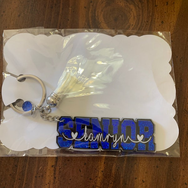 Personalized Senior Keychain • Senior Keychain • Senior Gift • Senior ...
