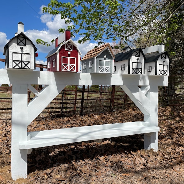 Barn Mailbox Amish Handmade, Dutch Barn Style, Choose Your Color ...