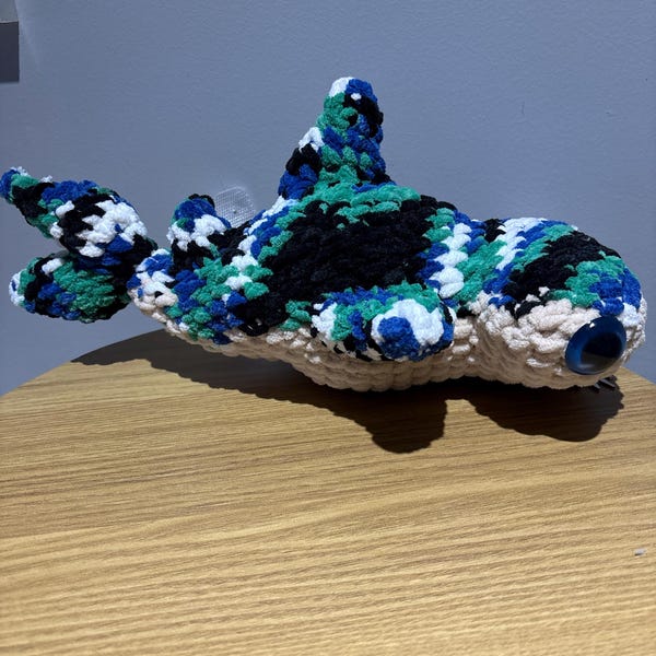 Hamilton the Great Hammerhead Shark Amigurumi Pattern, Crochet ...