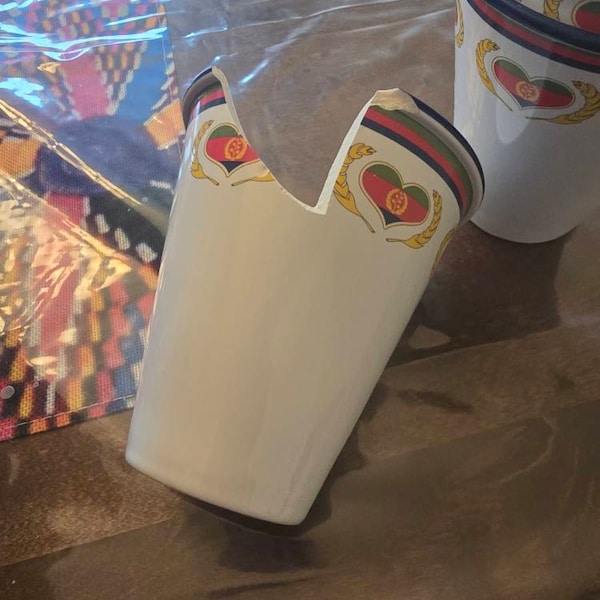 Habesha Traditional Zuria Tilet Design 17 Pieces Tea Sets | Eritrean ...