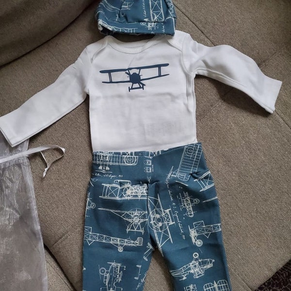 Newborn Coming Home/vintage Aircraft/baby Airplane/newborn Outfit/baby ...