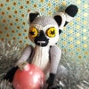CROCHET PATTERN Lester the Lemur Crochet Amigurumi Stuffed Animal Plush ...
