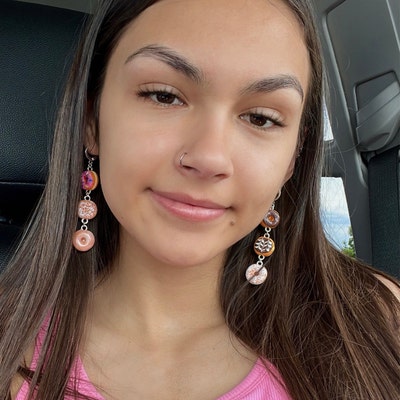 Half a Dozen Donut Earrings, Donut Earrings - Etsy