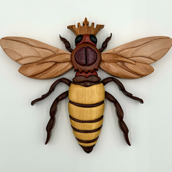 Queen Bee Intarsia Pattern PDF, Wooden Bee Wall Art Digital Download - Etsy