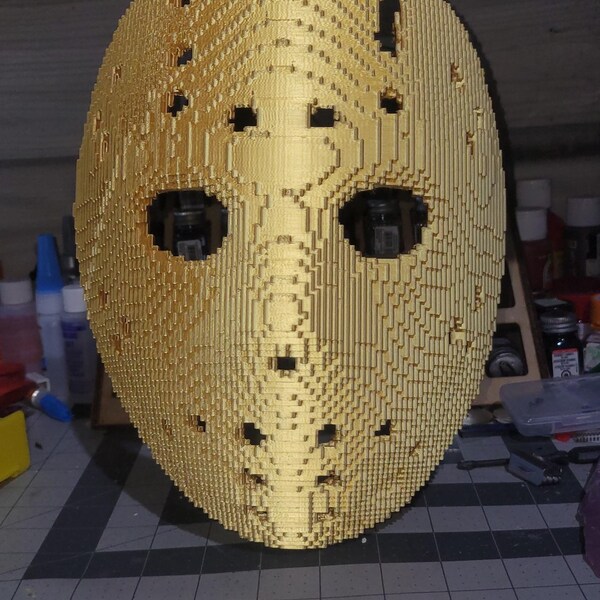 Jason Voorhees Retro Pixel NES Mask 3d Model Stl - Etsy