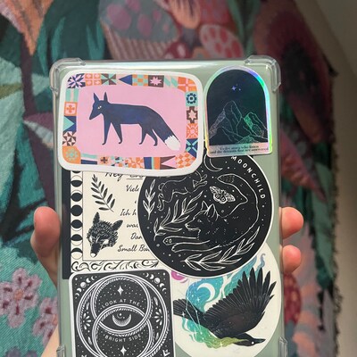 Cute Satanic Baphomet Sticker Pagan Sticker Witchcraft Sticker Satanic ...