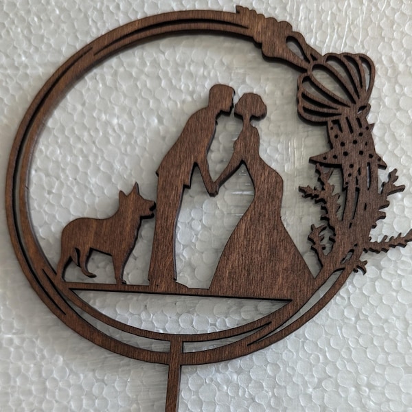 Farm Wedding Cake Topper, Cowboy Wedding Cake Topper With Cow, Ranch ...