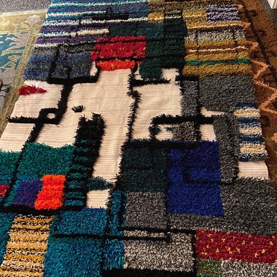 Small Rya Rug Kit. Fireflower Rya Kit. Midcentury Modern Rya - Etsy