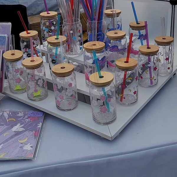 3 Tier Triangular Display Stand, Craft Display/display Riser/product ...