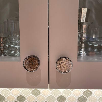 Antique Copper Spice Resin Cabinet Knobs, Farmhouse, Boho, Unique Knobs ...