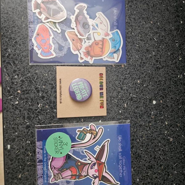 Sea of Thieves Sticker Set - Sea of Thieves Skull - Pirate Sticker - Etsy