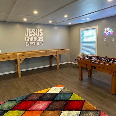Jesus Changes Everything Faith Sign God 3D Letters Wall Decor Wall ...