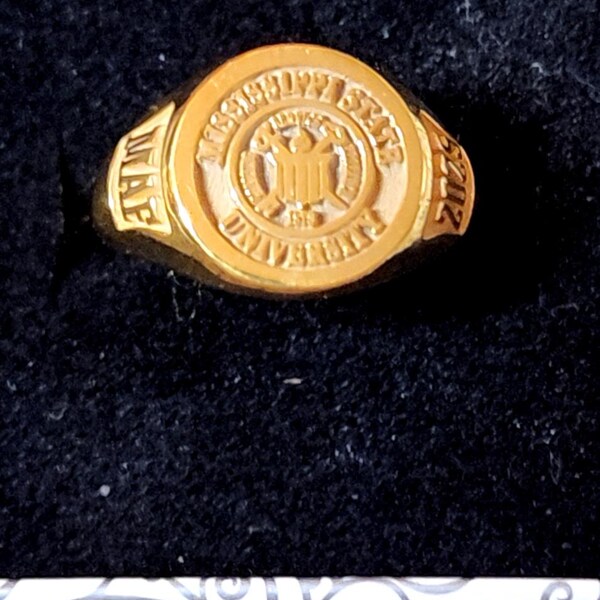 College Ring, University Ring, Graduation Gift, Graduation Ring, Woman ...