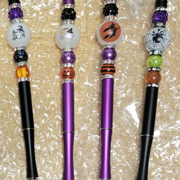 Beaded Pen/gold Floral Beaded Pens/gift for Friends/journal Pen/fancy ...