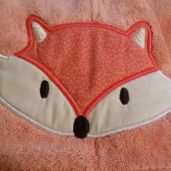 Fox Face Machine Applique Embroidery Design, Fox Face Applique, Fox ...