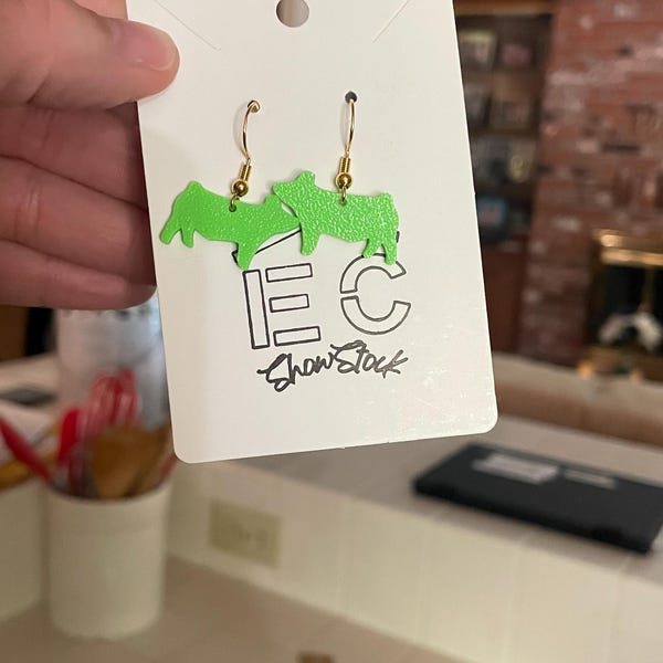 Ear Tag Keychain/clip. 4H Gift. Custom Keychain. Western Keychain ...