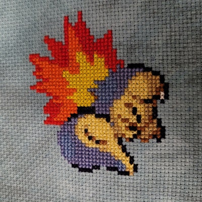 Mewtwo Pokemon Cross Stitch Pattern - Etsy