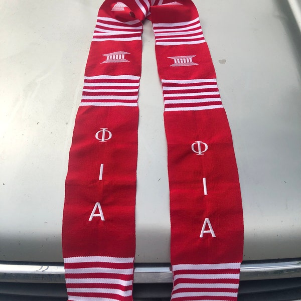 College Custom Graduation Stole Red and White Class of 2022 Sash ...