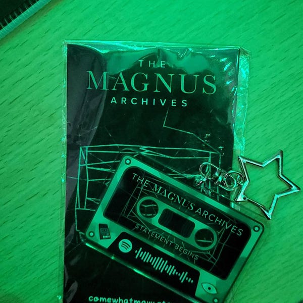 The Magnus Archives Podcast Inspired Keychain - Custom Acrylic - Gift ...
