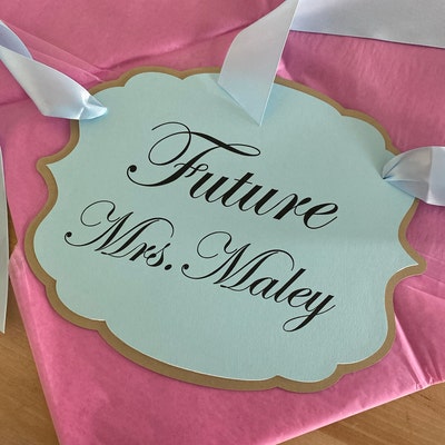 Future Mrs Sign,wedding Shower Sign, Mrs to Be Sign, Bridal Shower ...