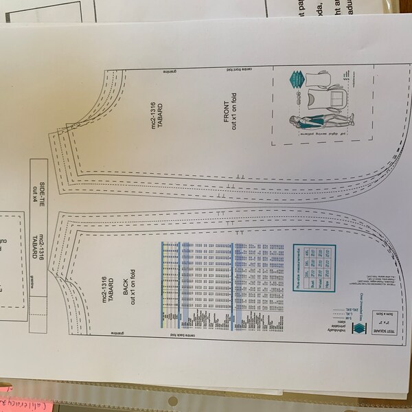 Classic Tabard-apron Sewing Pattern: Easy-to-make (digital PDF Download ...