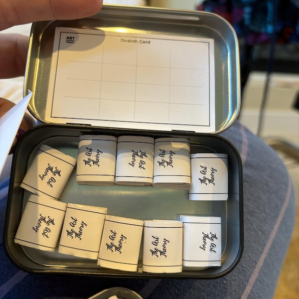 MICA DOTCARDS Handmade Watercolors Mica Metallic Dot Cards Sample Sets ...