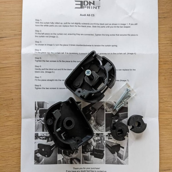 Audi A6 C5 Cargo Cover Repair Kit - Etsy