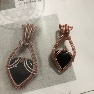 Gaia : Wire Wrapping Pendant Tutorial Wire Weaving Tutorial | Etsy