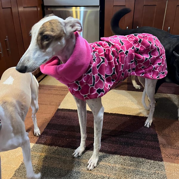 Padded Winter Jacket. Pdf Sewing Pattern for Whippet, Greyhound and ...