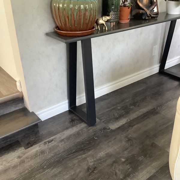 H 28 Inch Trapezoid Console Table Legs, 1 Pair, #SS230 - Etsy