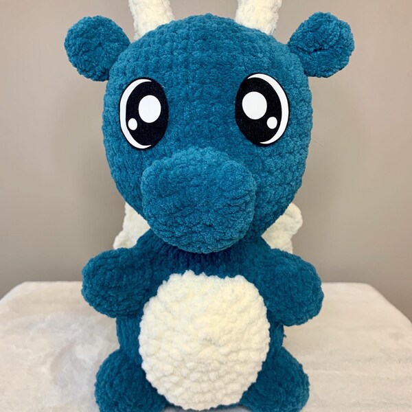 Dexter the Dragon - Plushie, Crochet Pattern - Etsy