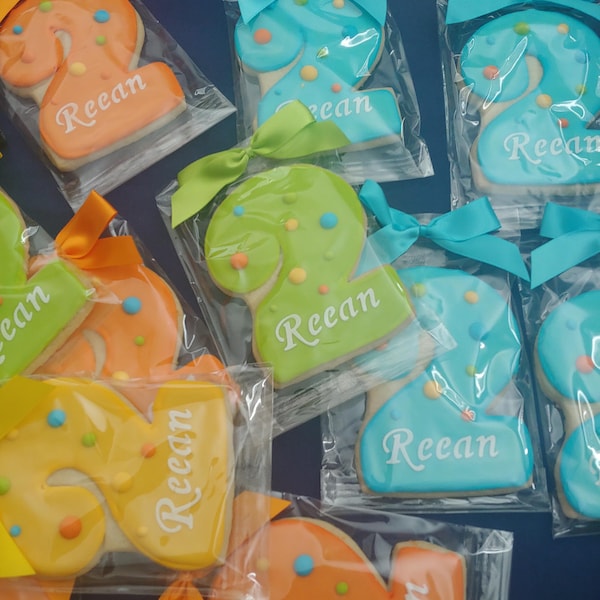 Birthday Cookies, Ages 1-9, Personalized (4" Size, Bowed) - Next Ship ...
