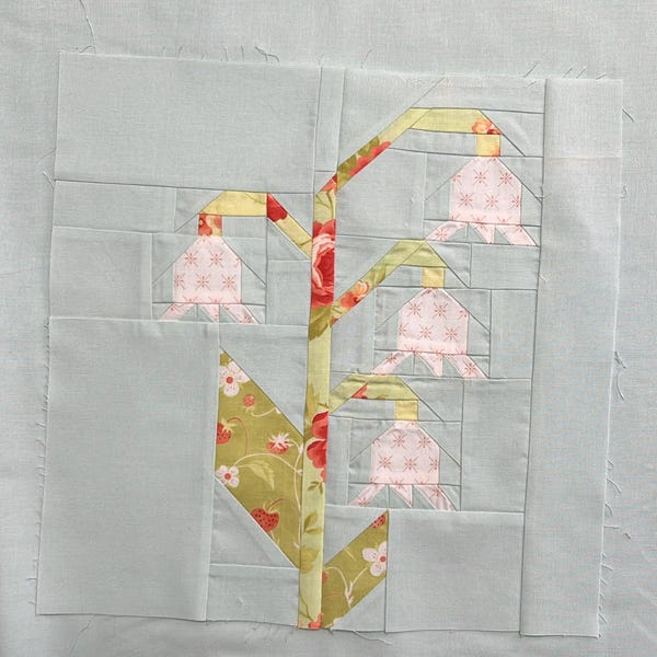 Poppies Spring Flower Poppy Quilt Block Pattern PDF - Instructions for ...