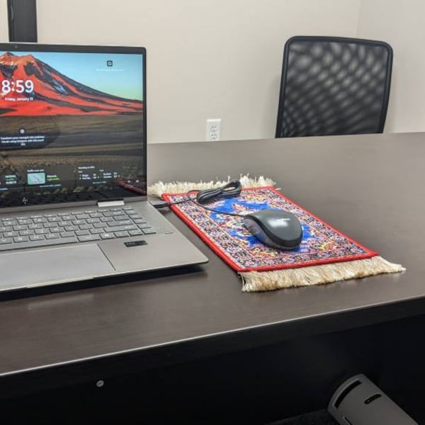 Miniature Rug Mouse Pad, Turkish / Persian Carpet Style Mousepad, Gift ...