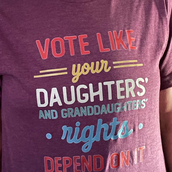Vote Like Your Daughter’s Rights Depend on It Shirt, Daughter Mom Gift ...